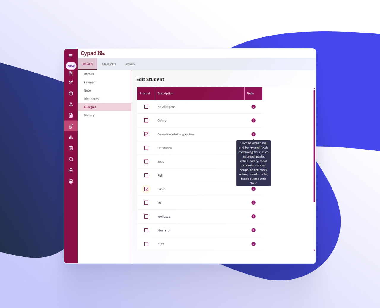 Meal Management Software for School Catering – Cypad | ParentPay Group